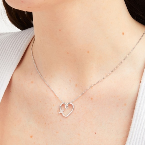 Kay Jewelers | Jewelry | Kay Jewelry Hallmark Heart And Cross Necklace ...
